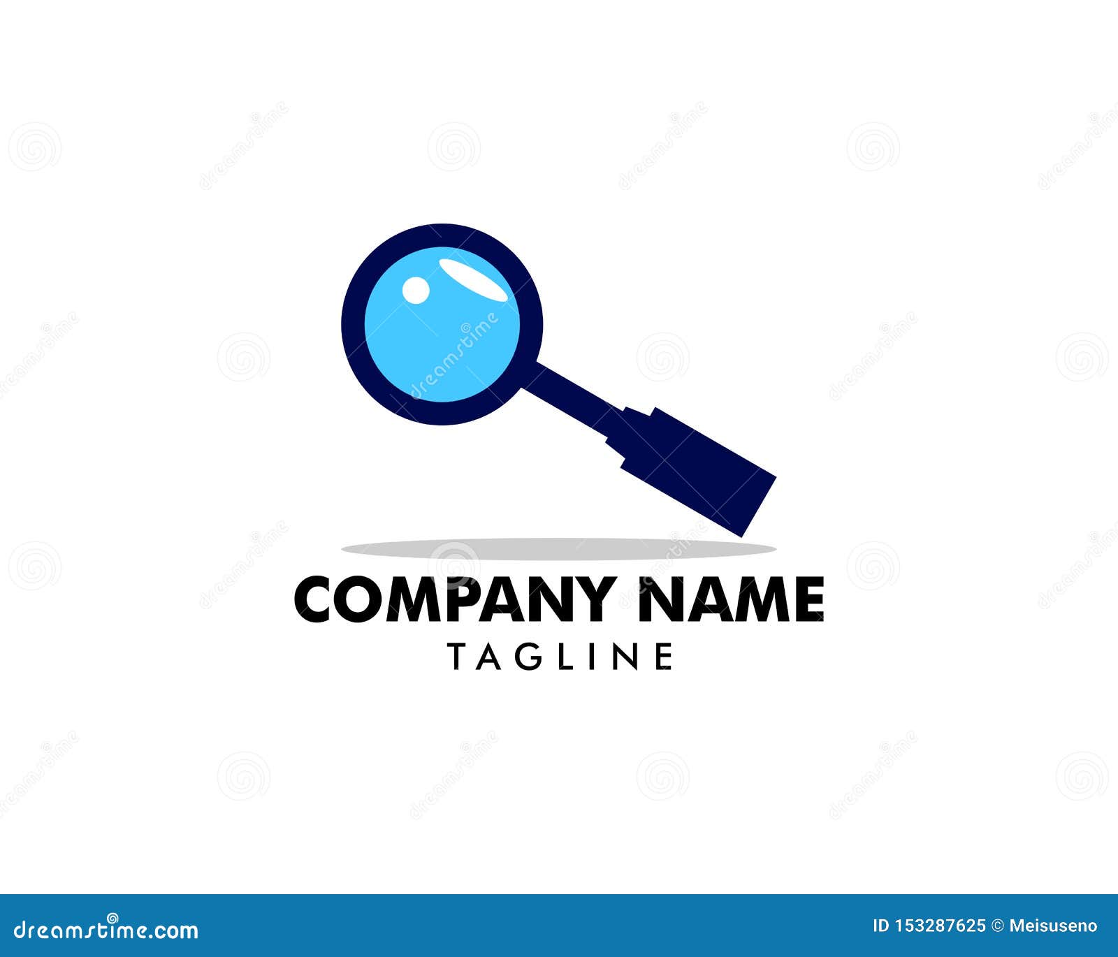 Lupa Logo Template Design ilustração do vetor. Ilustração de amplie ...