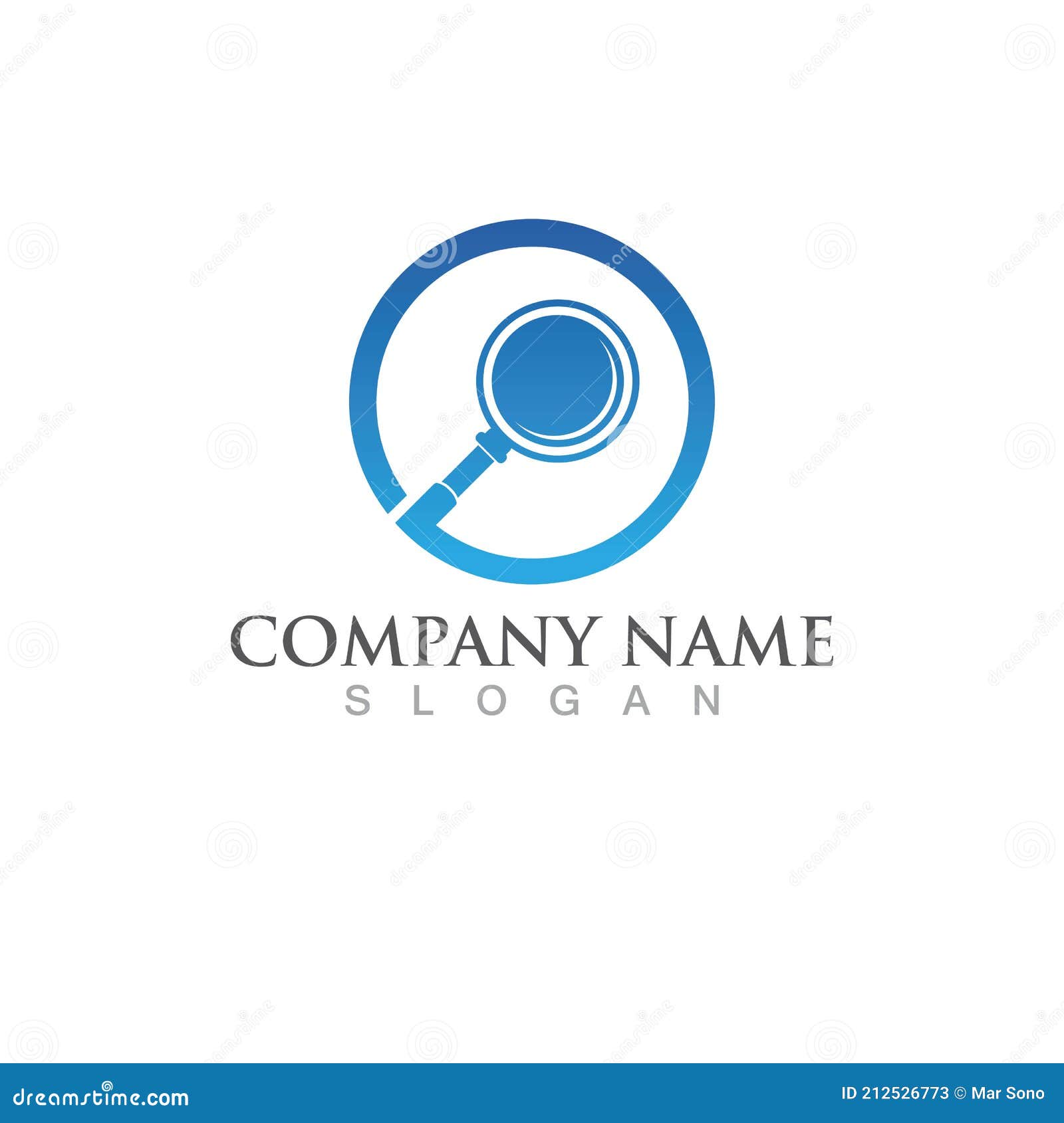 Lupa Logo Y Símbolo Vector Imagen Ilustración del Vector - Ilustración ...