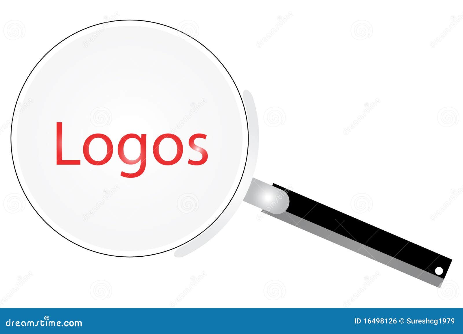 Lupa - logotipos ilustração do vetor. Ilustração de procurarar - 16498126
