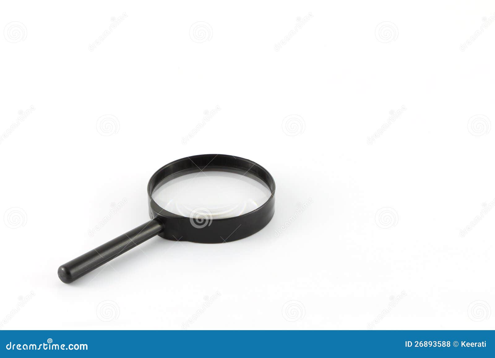 Lupa preta do frame foto de stock. Imagem de preto, vidro - 26893588