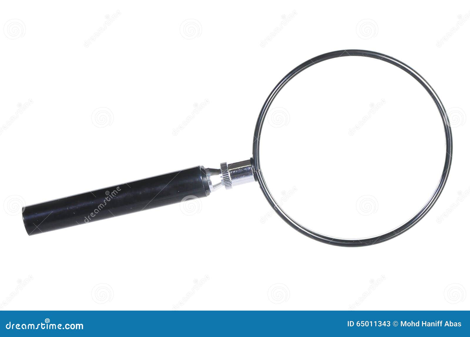 Lupa Preta Do Suporte Isolada No Branco Imagem de Stock - Imagem de ...