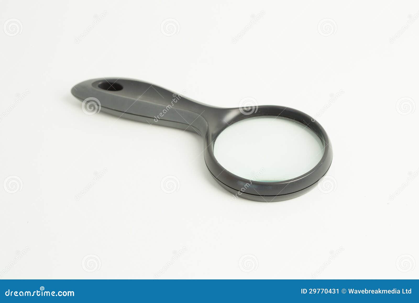 Lupa preta imagem de stock. Imagem de amplificador, lente - 29770431