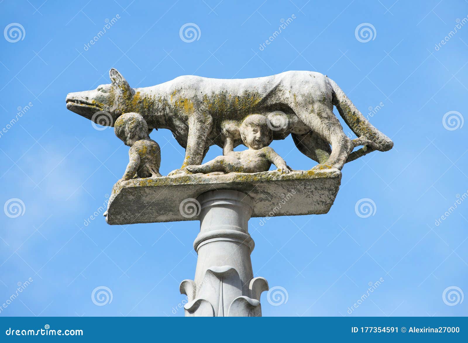 Lupa Senese - Symbol of Siena, Italy Stock Image - Image of sienese ...