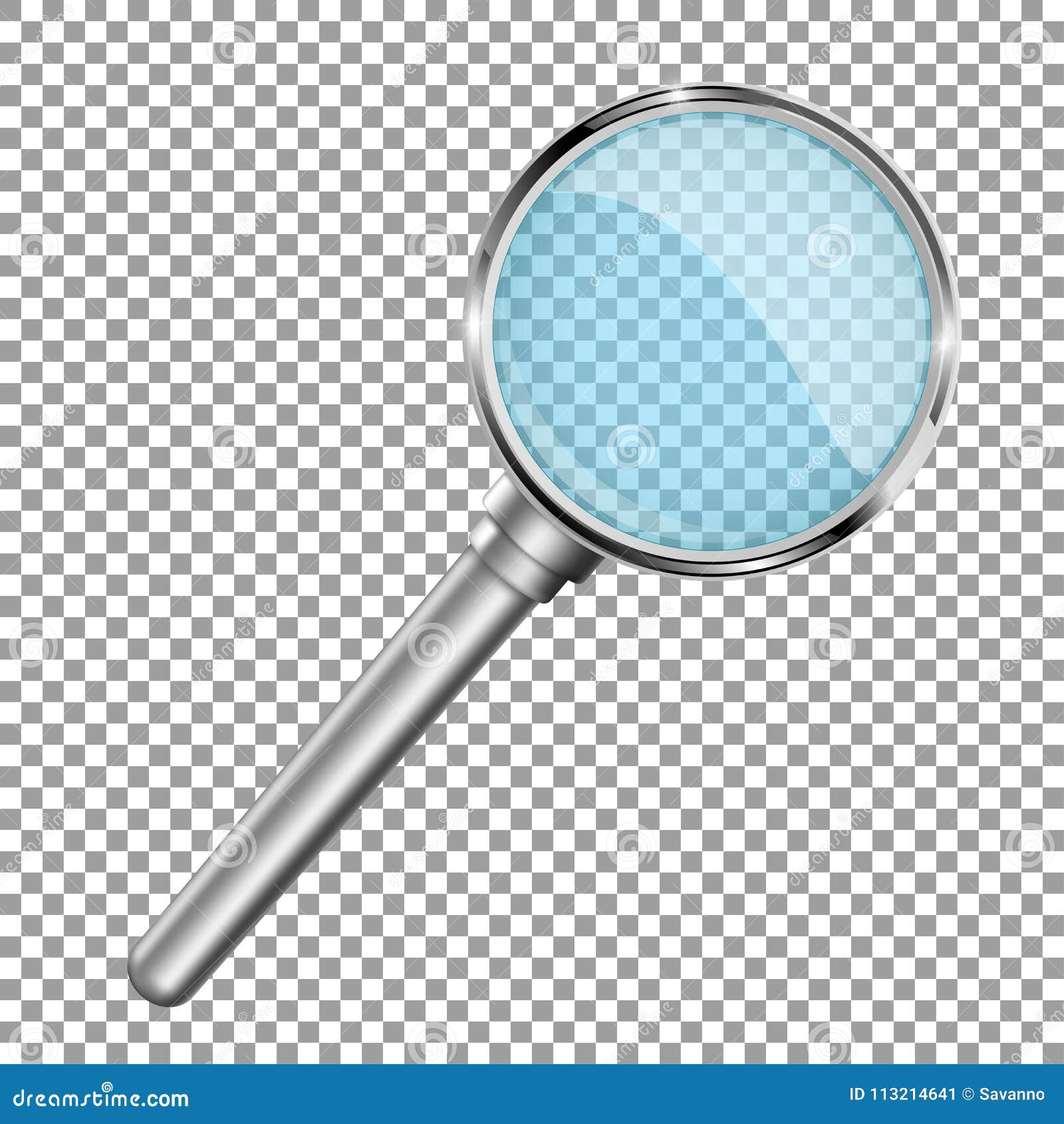 Lupa Transparente Ilustración Del Vector 3d Ilustración del Vector ...