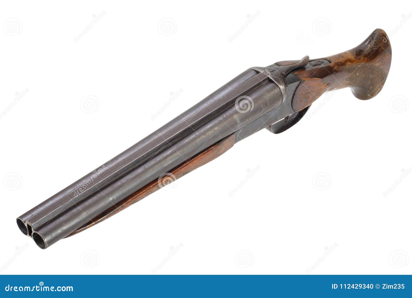 Lupara - Una Escopeta Aserrada-apagado Foto de archivo - Imagen de ...