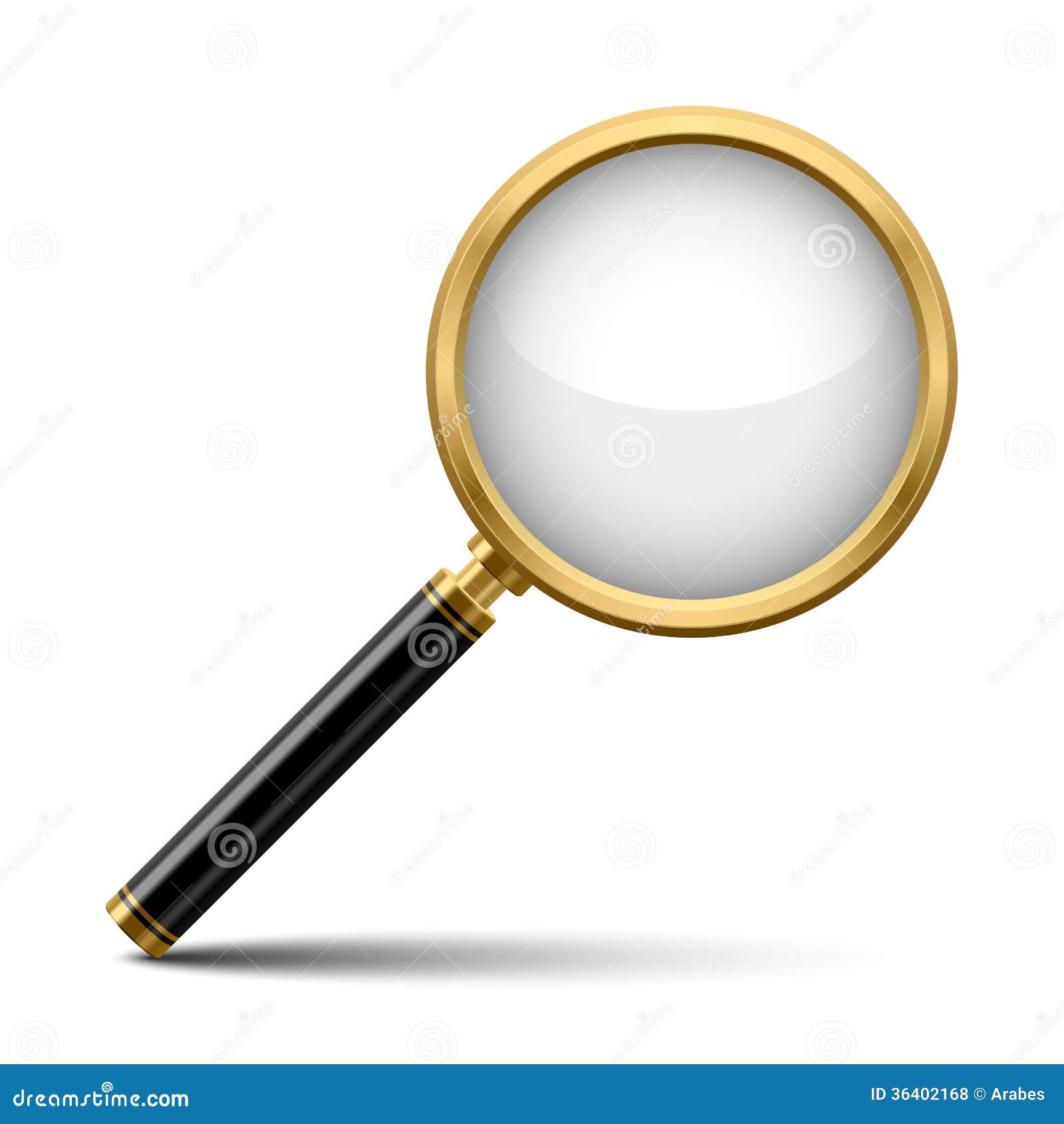 Lupe vektor abbildung. Illustration von hilfsmittel, wissenschaft ...
