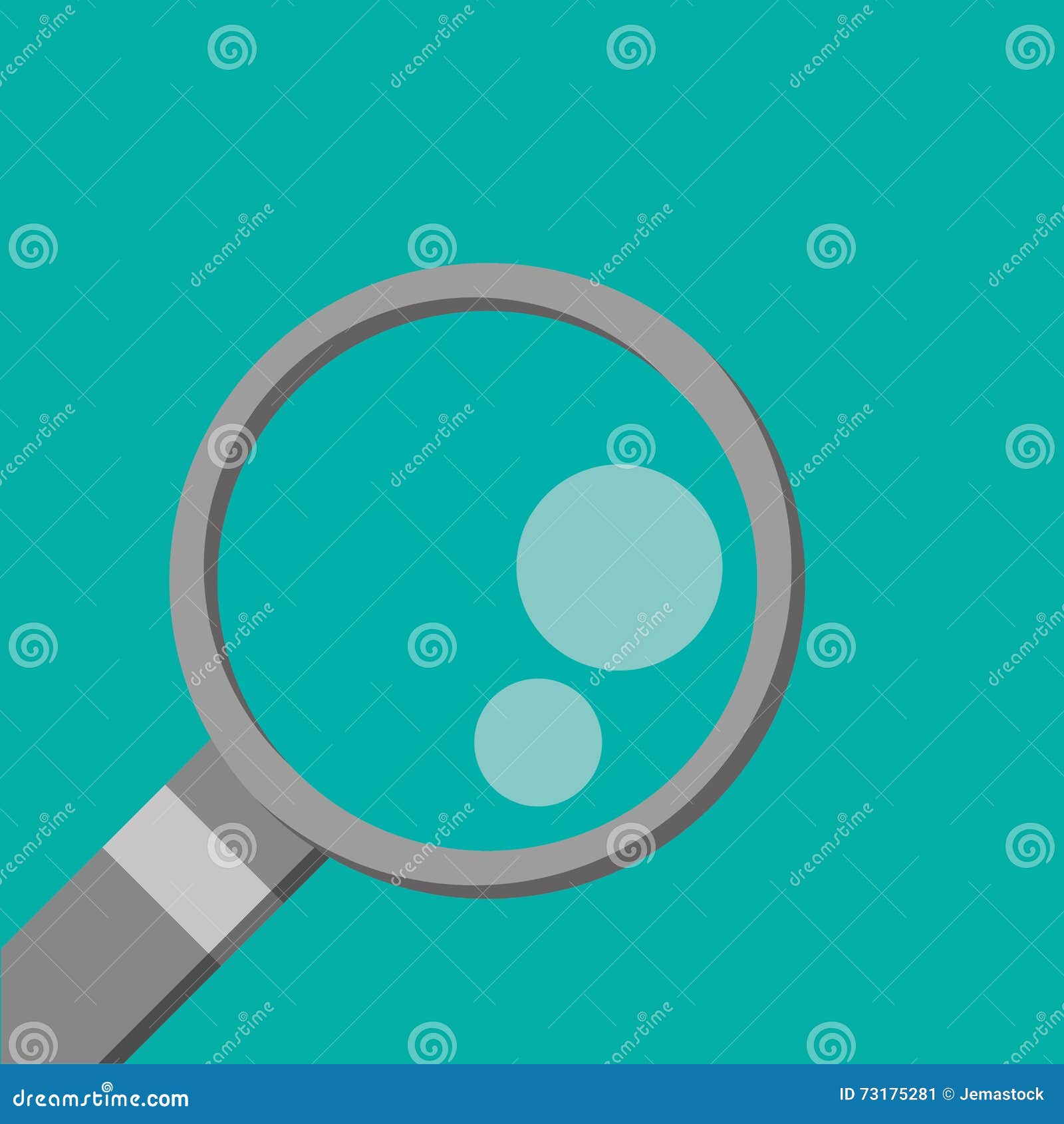 Lupe Design. Media Icon. Flat Illustration Stock Illustration ...