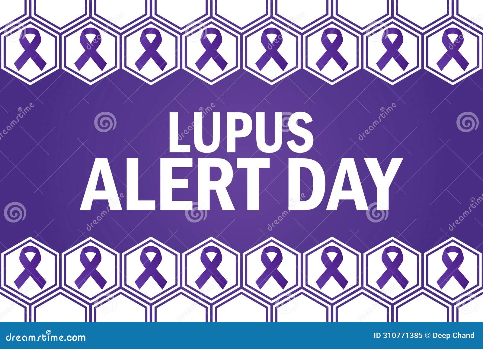 Lupus Alert Day, Background Stock Illustration - Illustration of bold ...