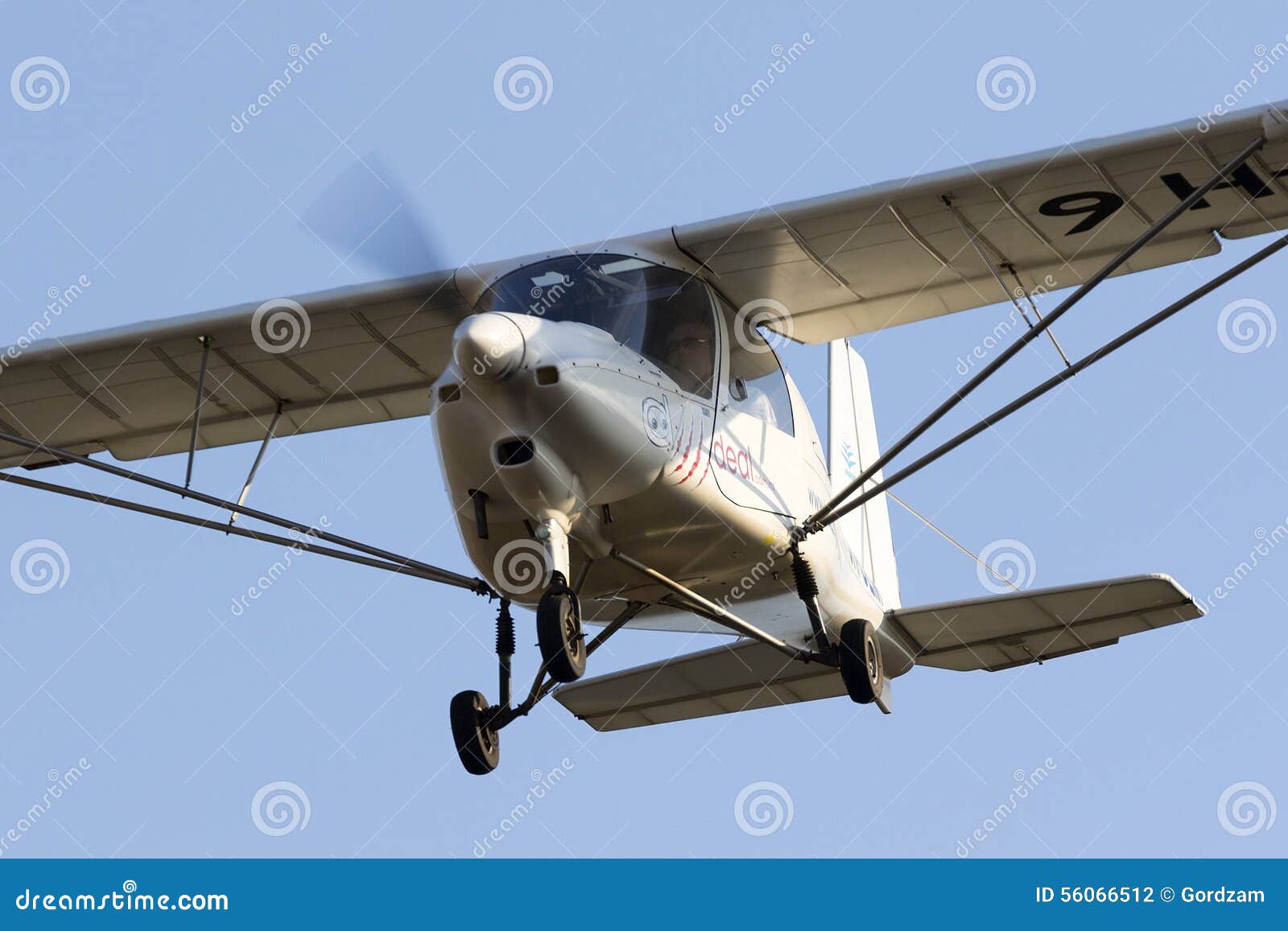 Luqa, Malta 29 June, 2015: Microlight Landing. Editorial Photography ...