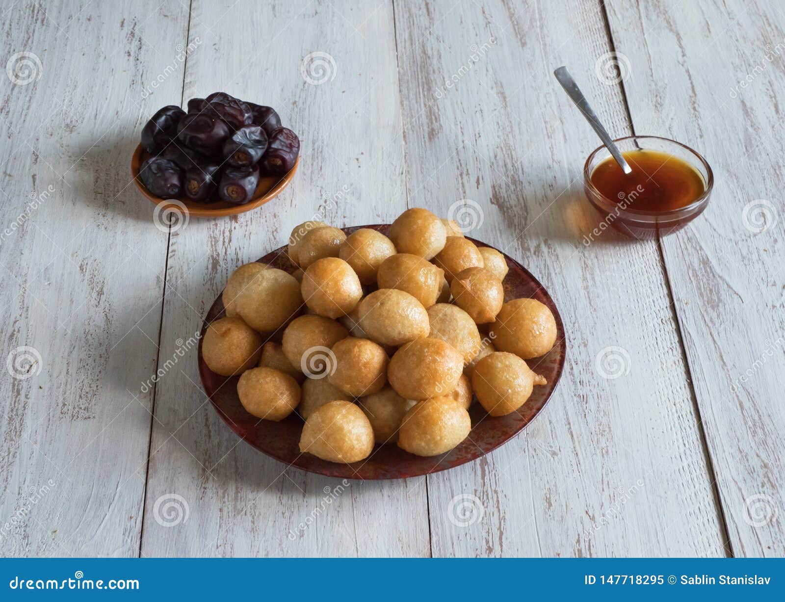 Luqaimat - Traditional Sweet Dumplings of UAE. Stock Image - Image of ...