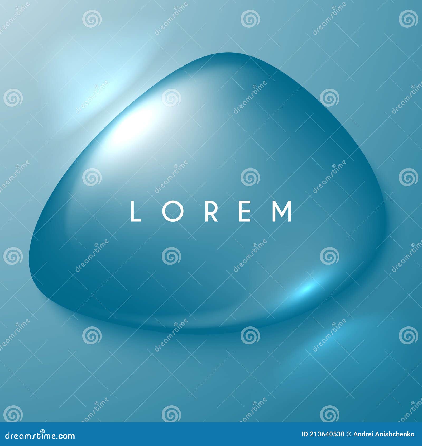 Luquid Soft Blue Water Background Stock Vector - Illustration of ...