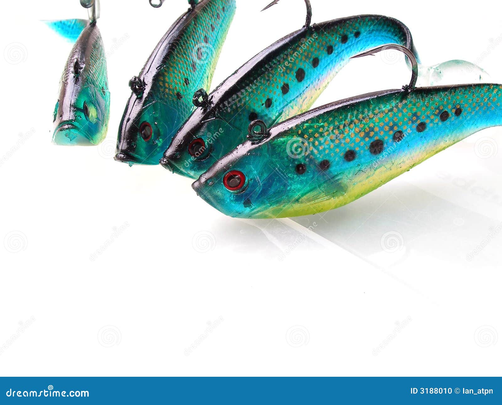 Lures with sharp hooks stock photo. Image of hooks, sharp - 3188010