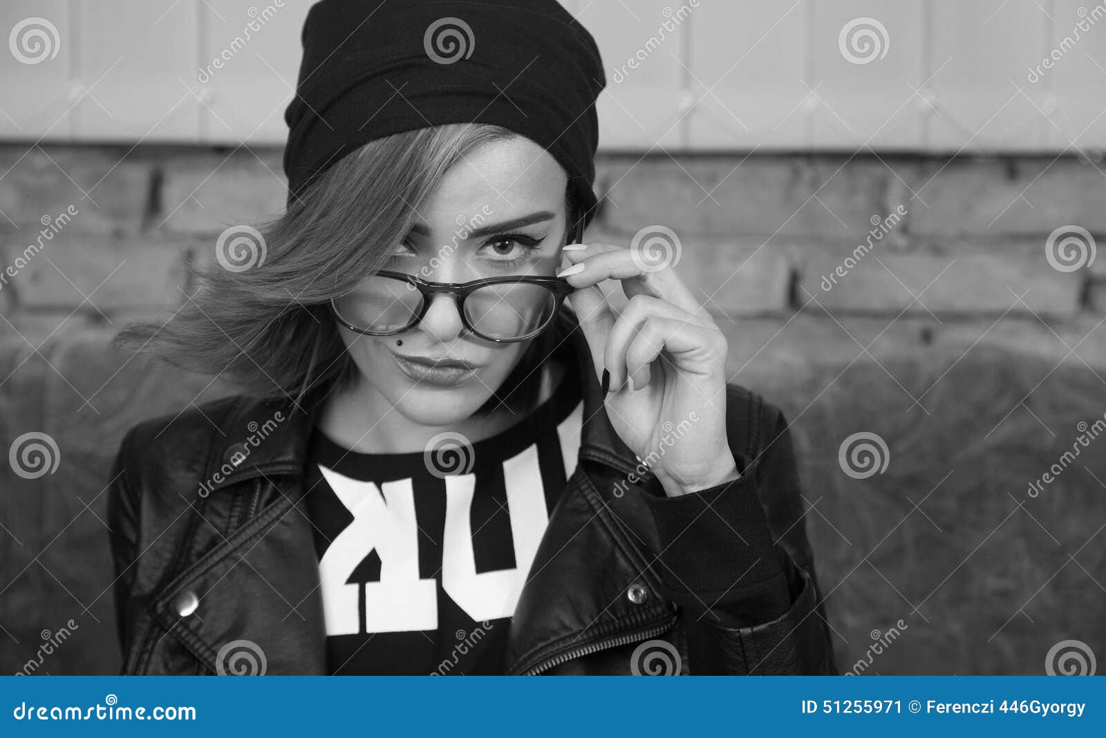Luring look stock image. Image of hipster, look, enticement - 51255971