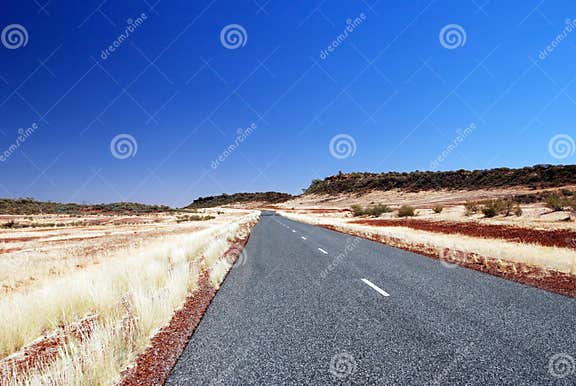 Luritja road stock image. Image of pavement, trip, lined - 11163197
