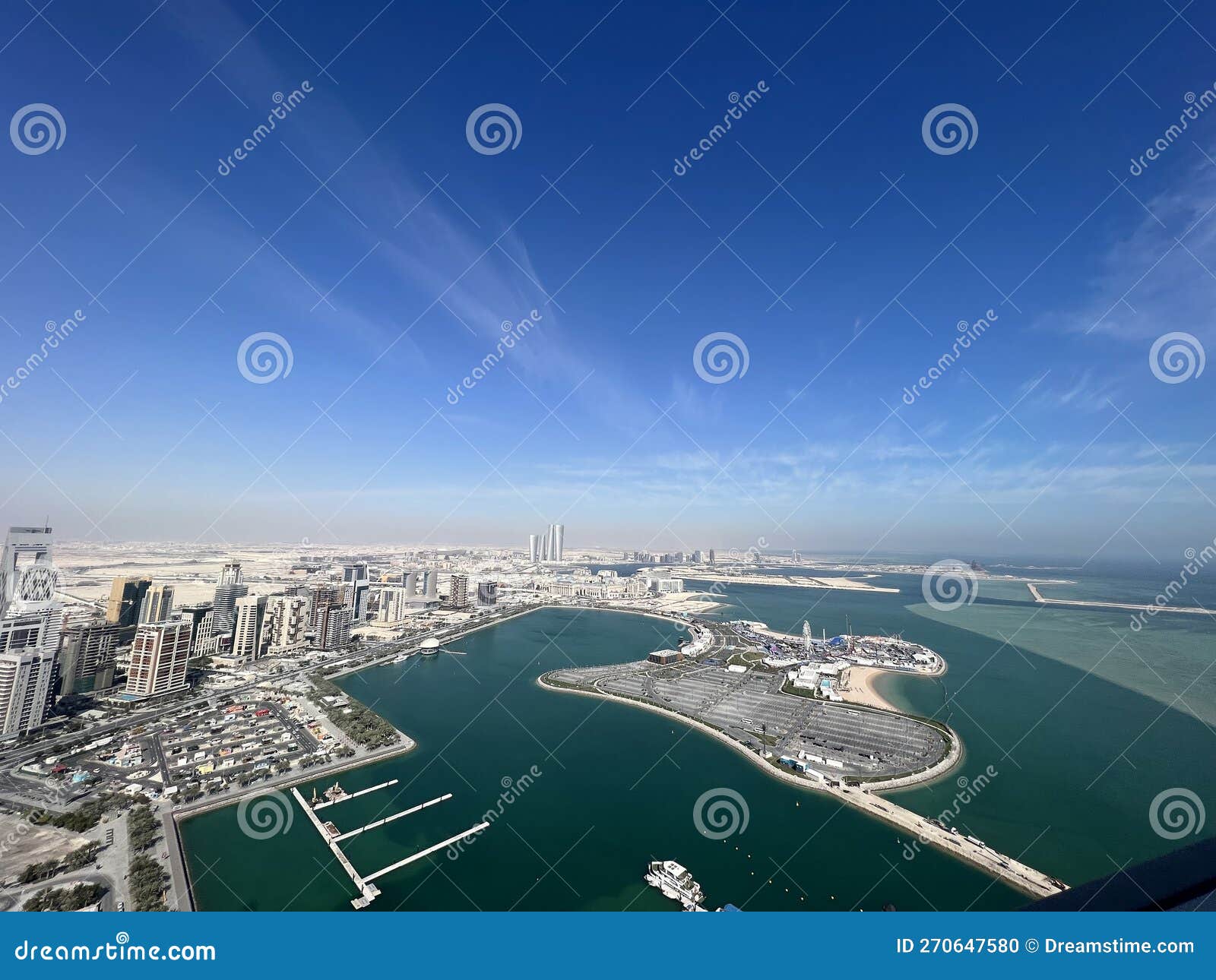 Lusail - New City In The Municipality Of Umm Salal, Qatar Stock Photo ...