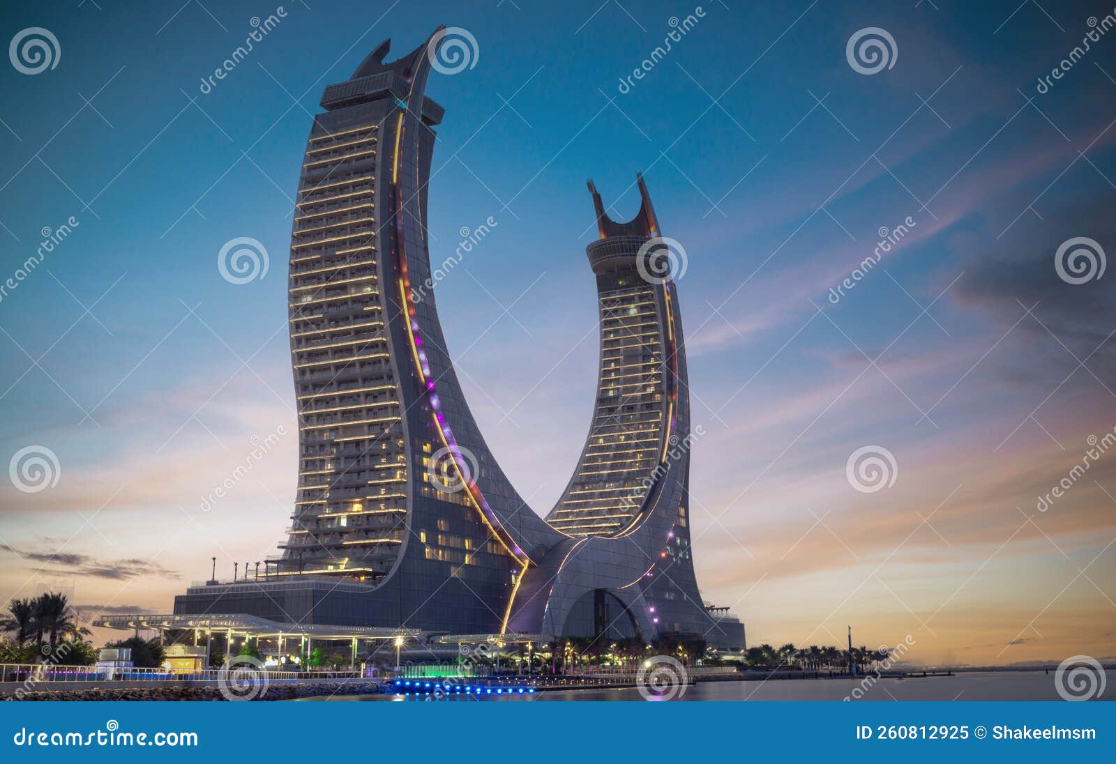 Lusail, Qatar- May 15,2022: the New Developing City Lusail with Many ...
