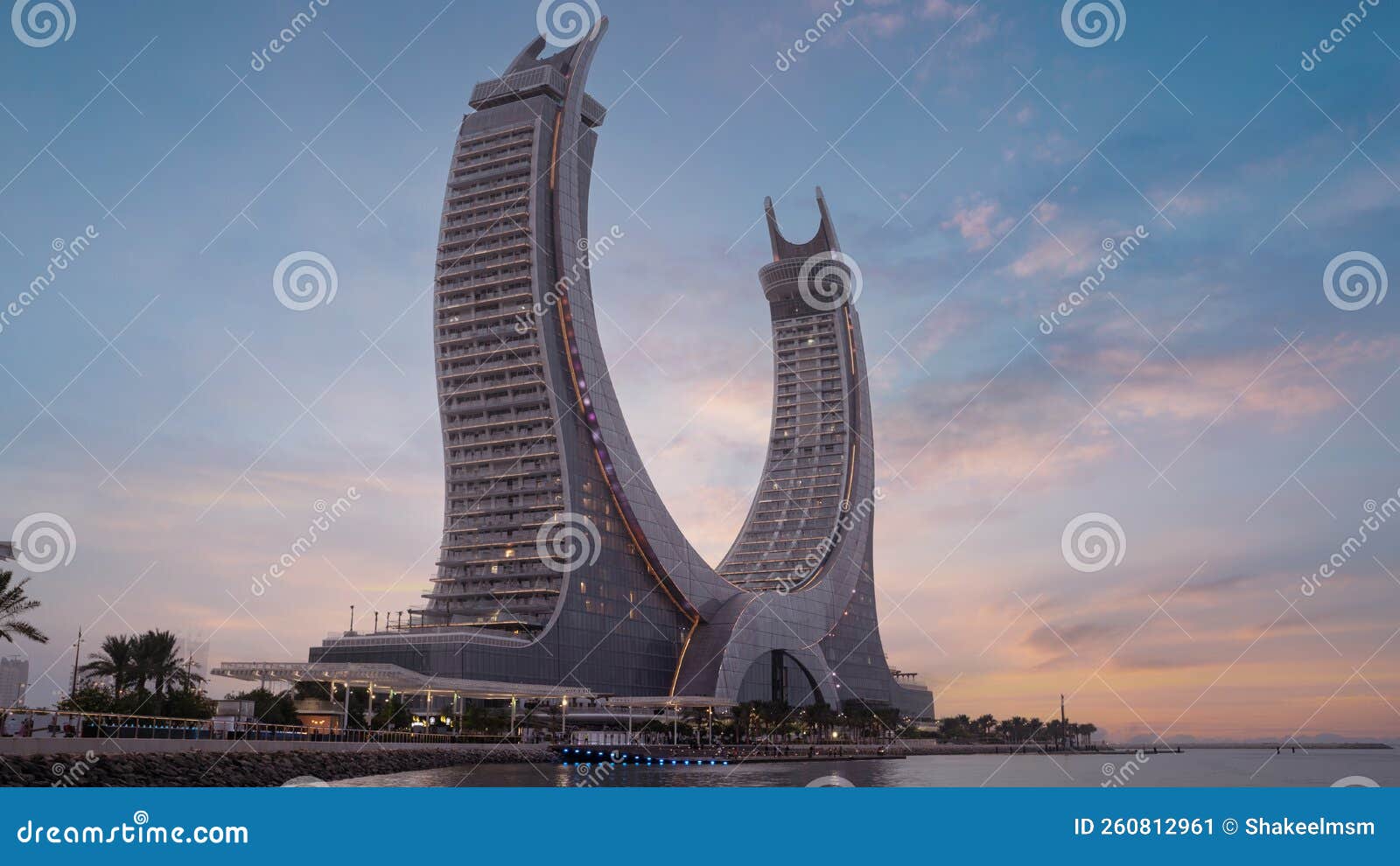Lusail, Qatar- May 15,2022: the New Developing City Lusail with Many ...