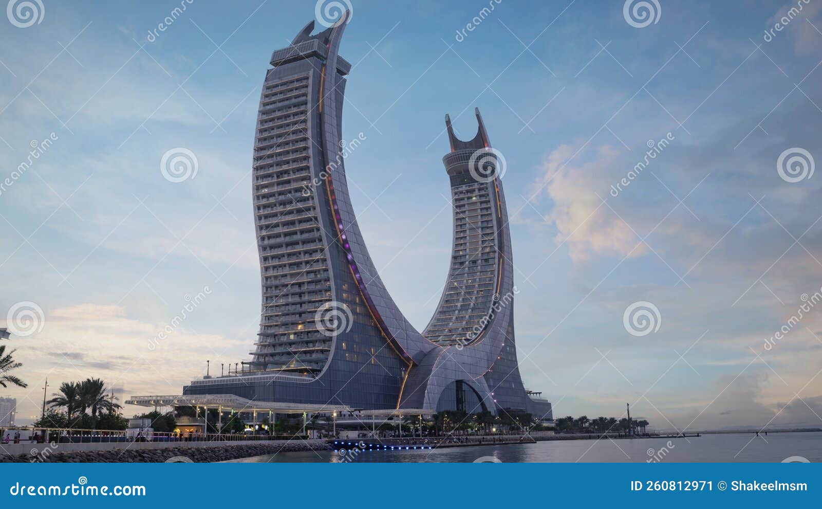 Lusail, Qatar- May 15,2022: the New Developing City Lusail with Many ...