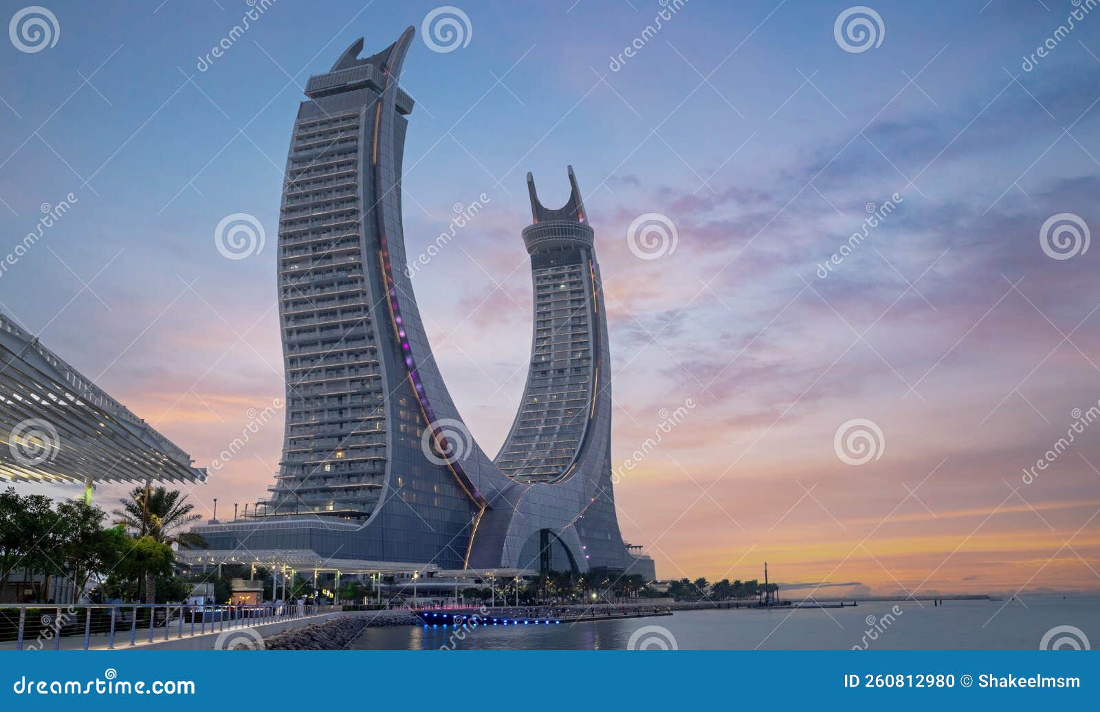 Lusail, Qatar- May 15,2022: the New Developing City Lusail with Many ...
