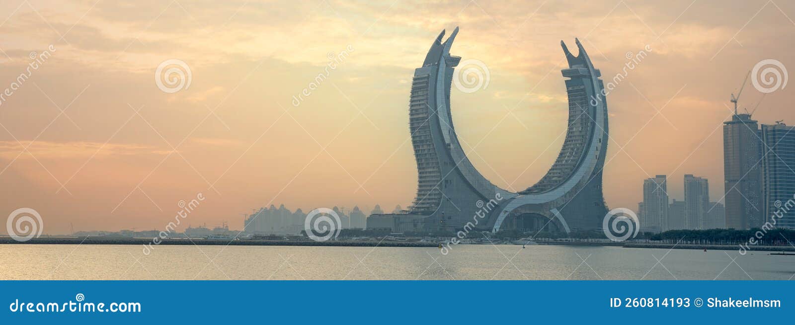 Lusail, Qatar- 18 November 2022: The Beautiful Lusail Editorial Photo ...