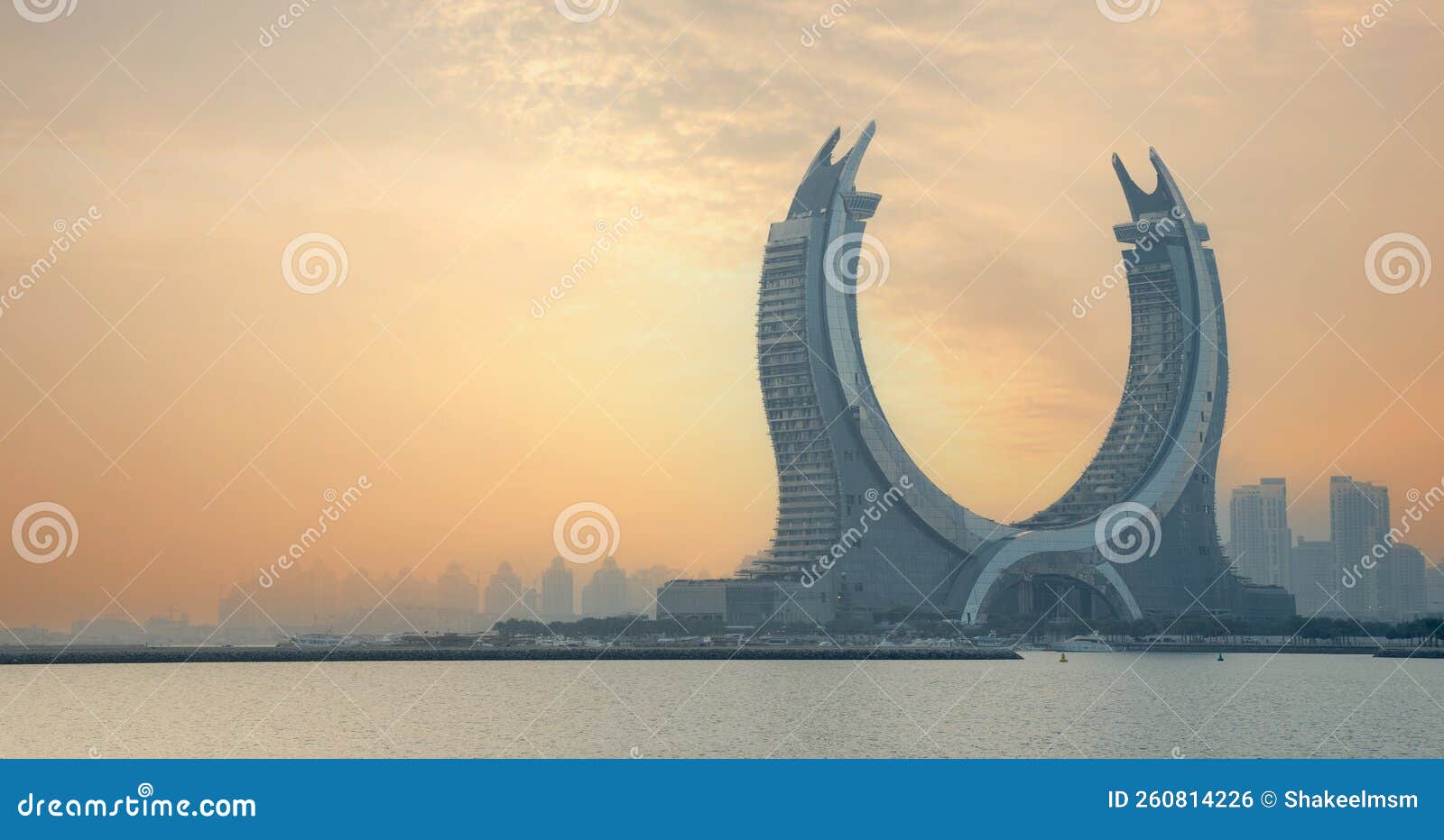 Lusail, Qatar- May 15,2022: the New Developing City Lusail with Many ...