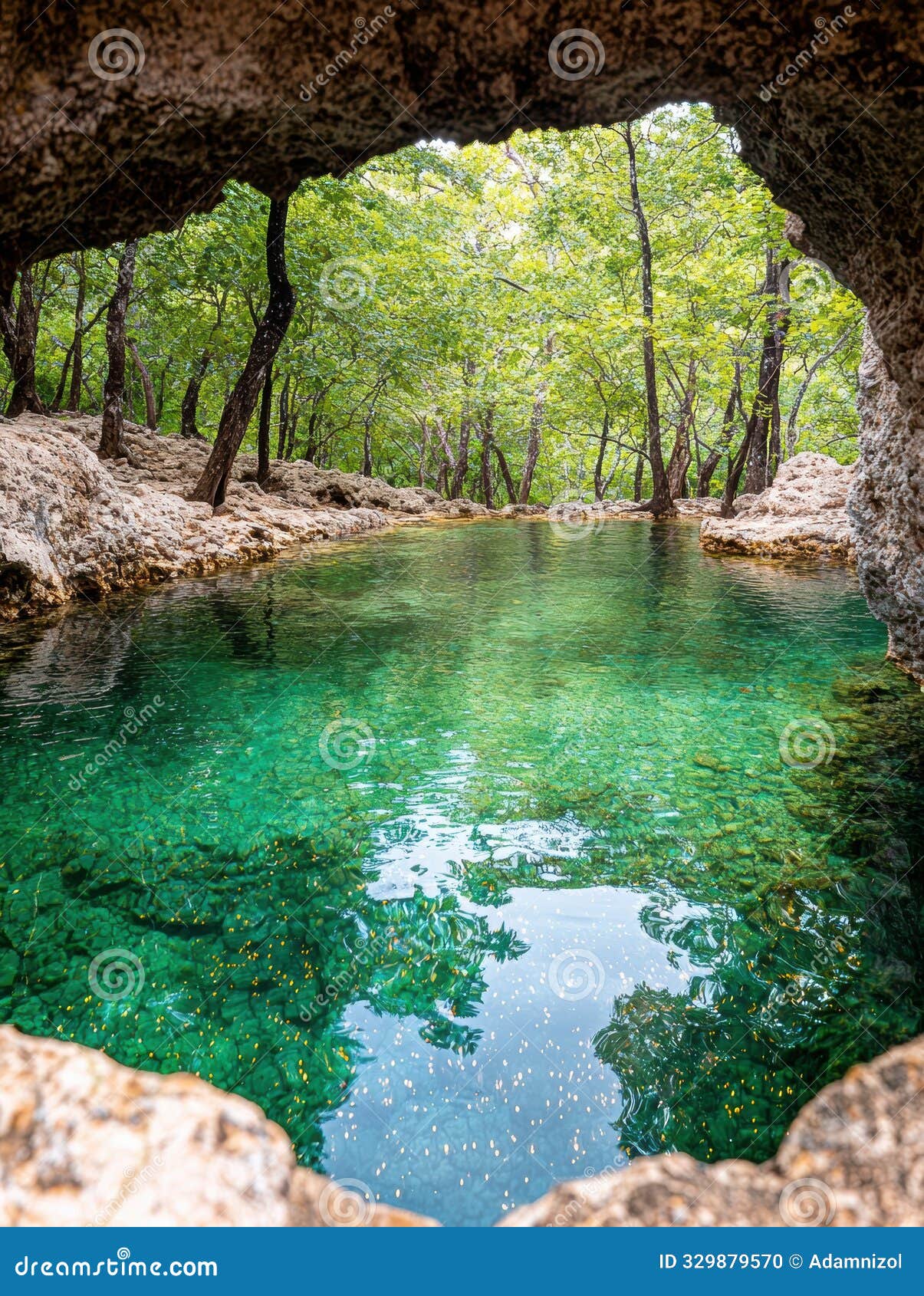 The Emerald Grotto A Dinosaurs Sanctuary Generative AI Royalty-Free ...