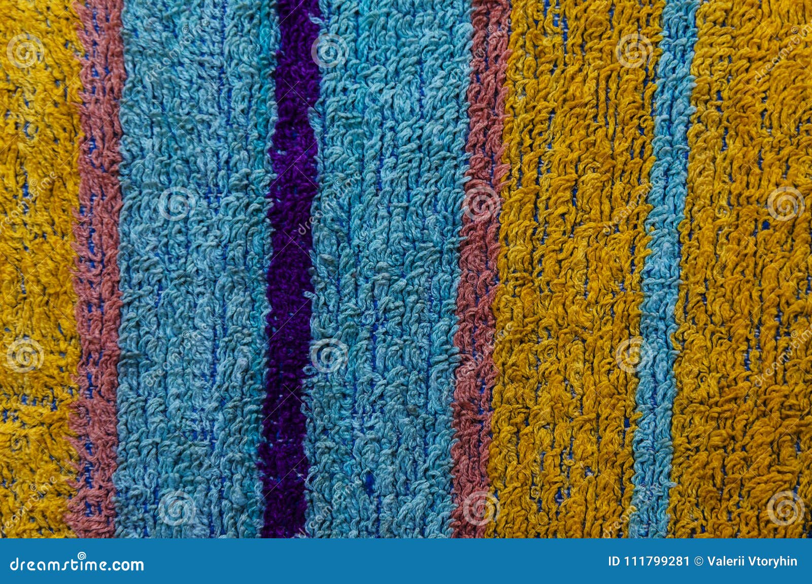 Lush texture of a towel. stock image. Image of lines - 111799281