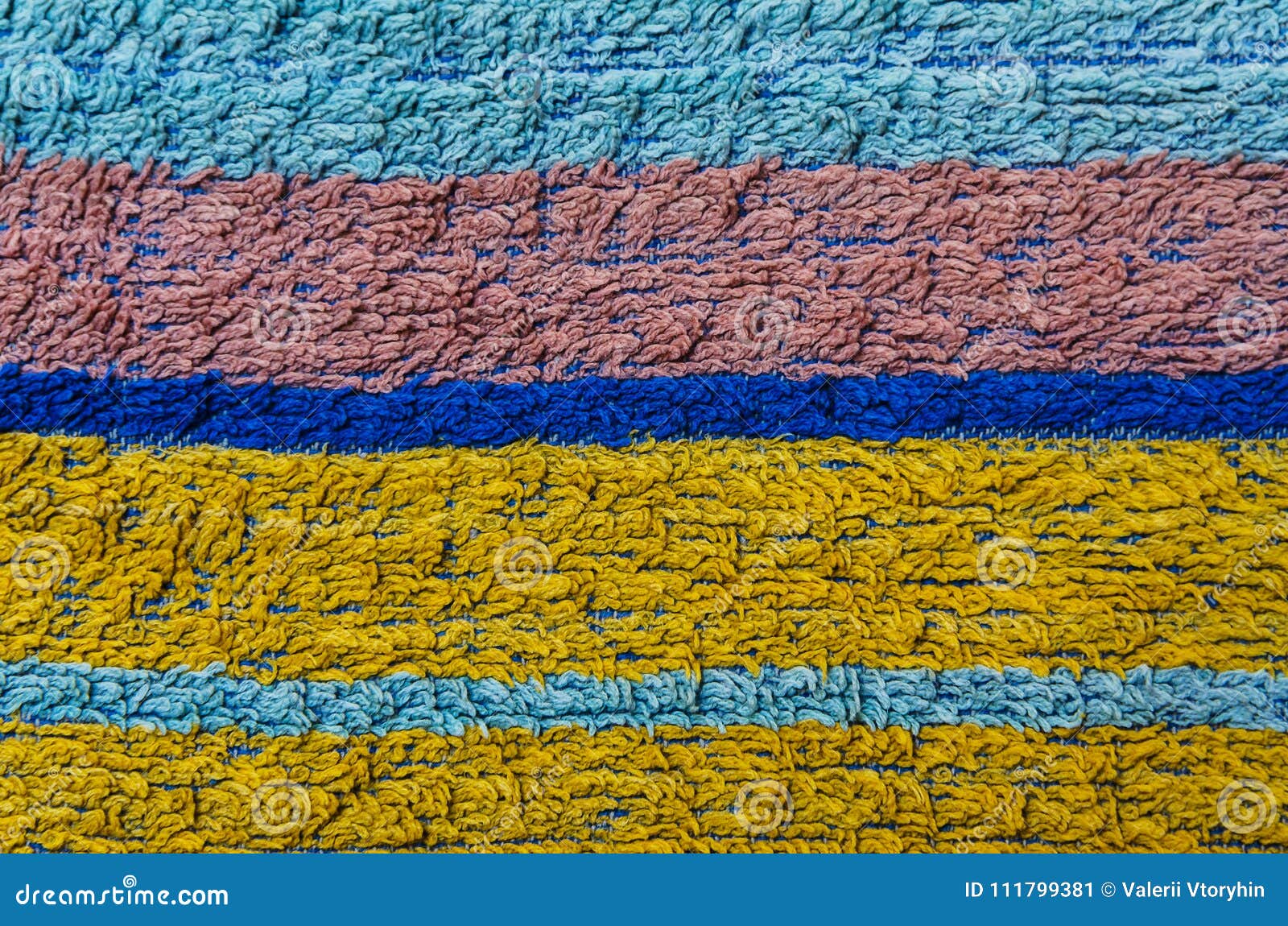 Lush texture of a towel. stock image. Image of bright - 111799381