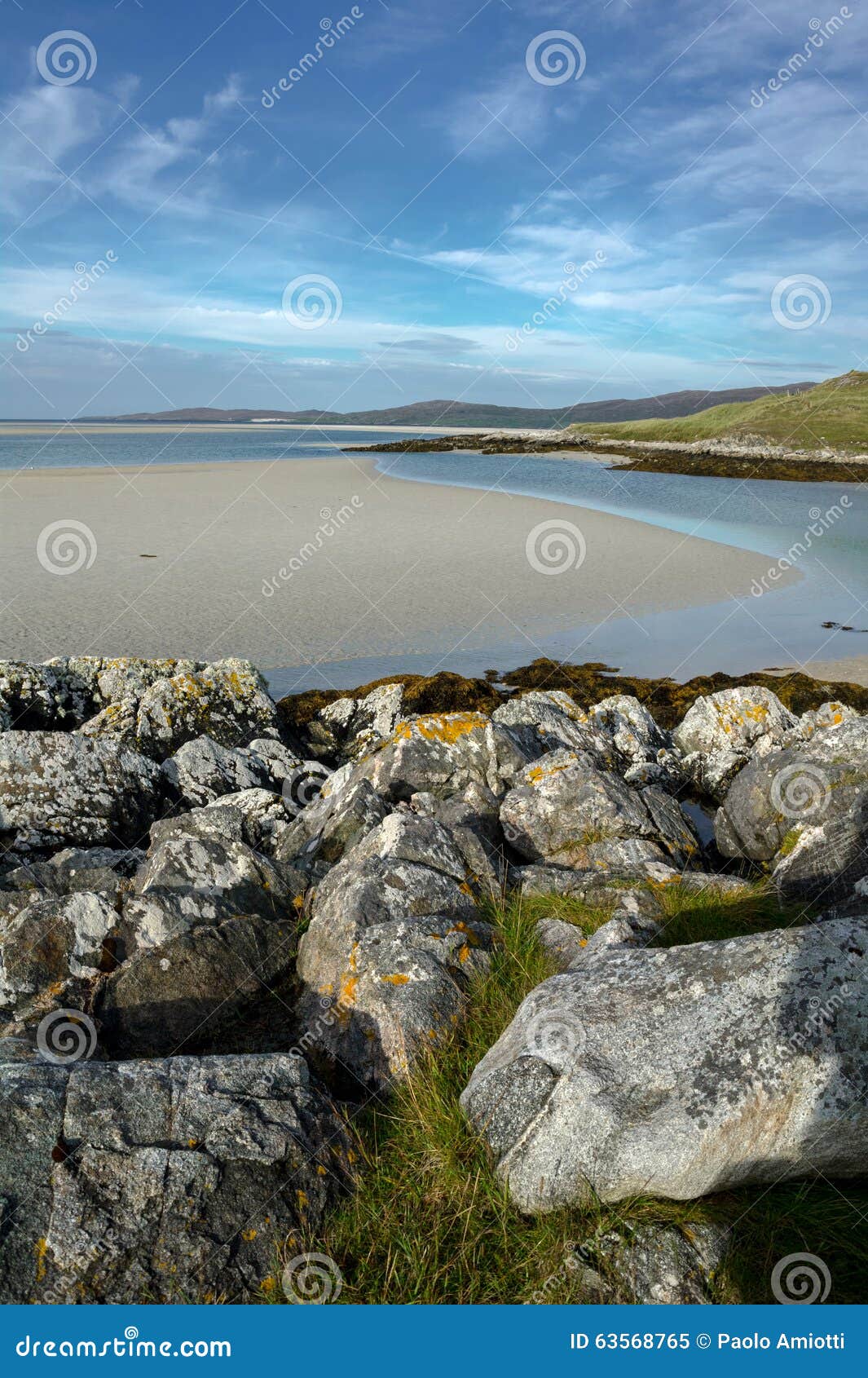 Luskentyre stock image. Image of sand, island, scotland - 63568765