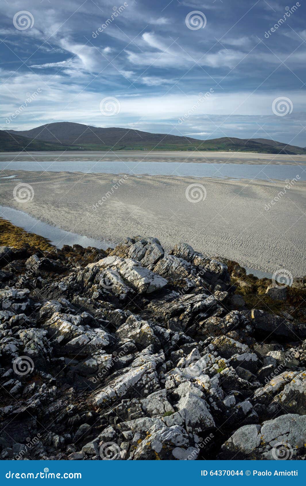 Luskentyre stock photo. Image of shore, island, ocean - 64370044
