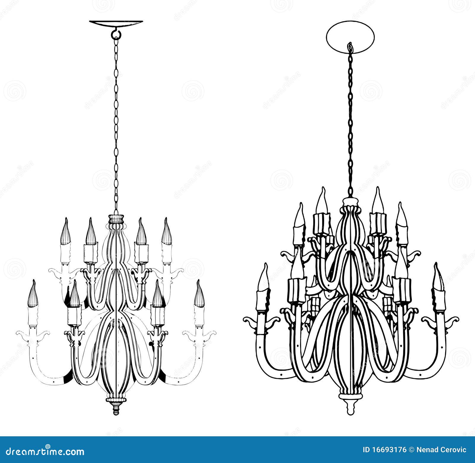Luster Chandelier Vector 26 Stock Vector - Illustration of luster ...