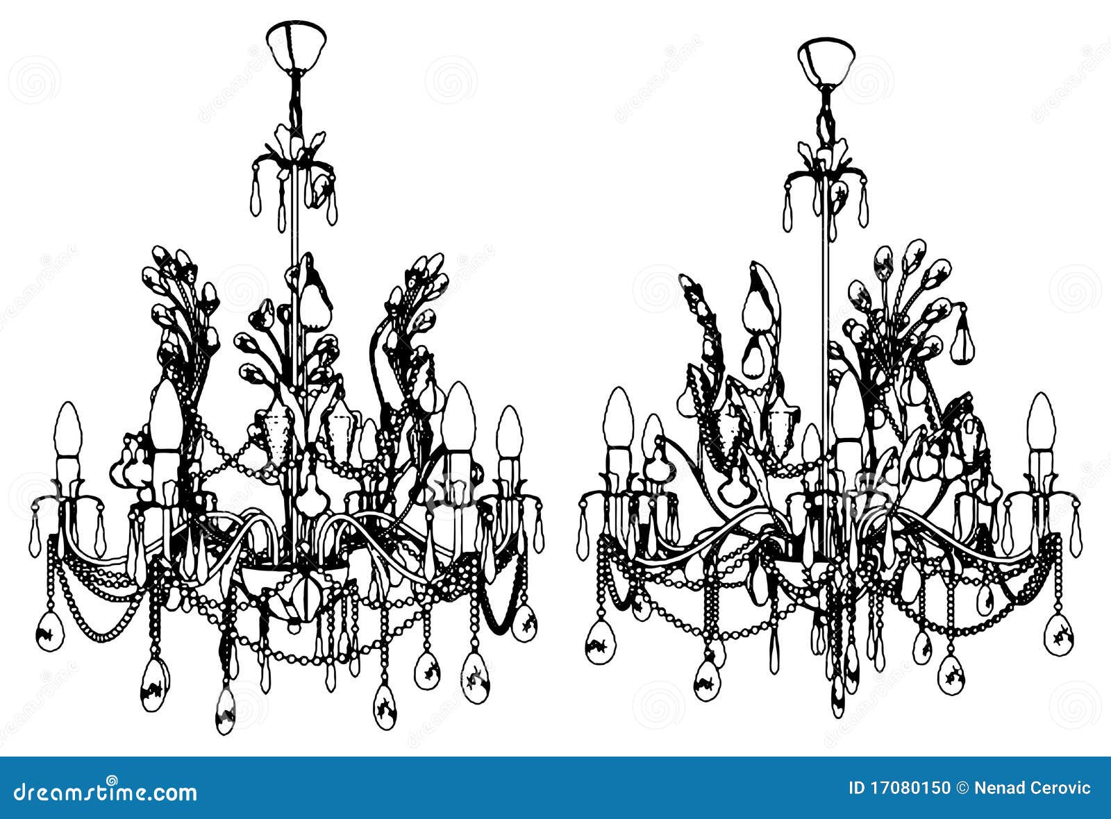 Luster Chandelier Vector 35 Stock Vector - Illustration of luster ...