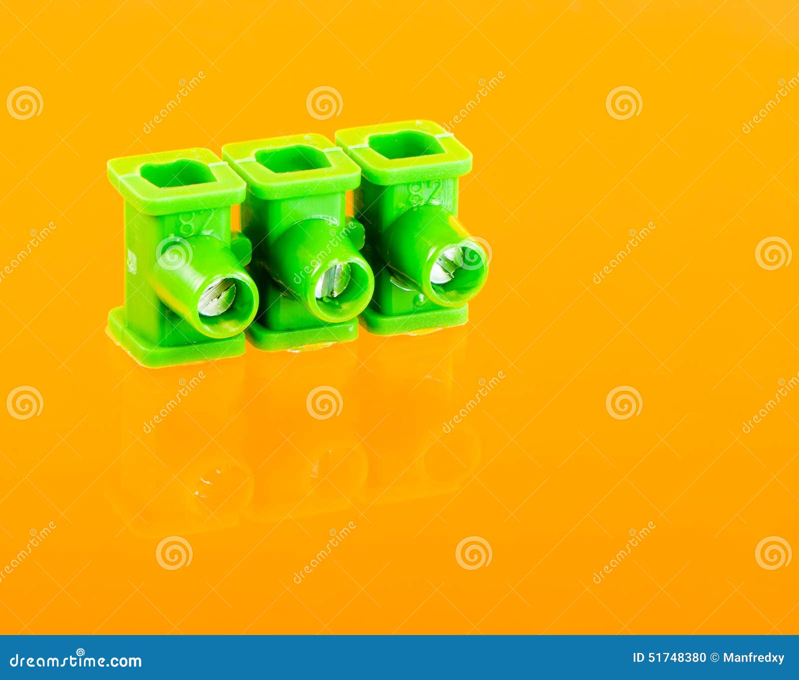 Luster Terminals stock photo. Image of electric, connector - 51748380