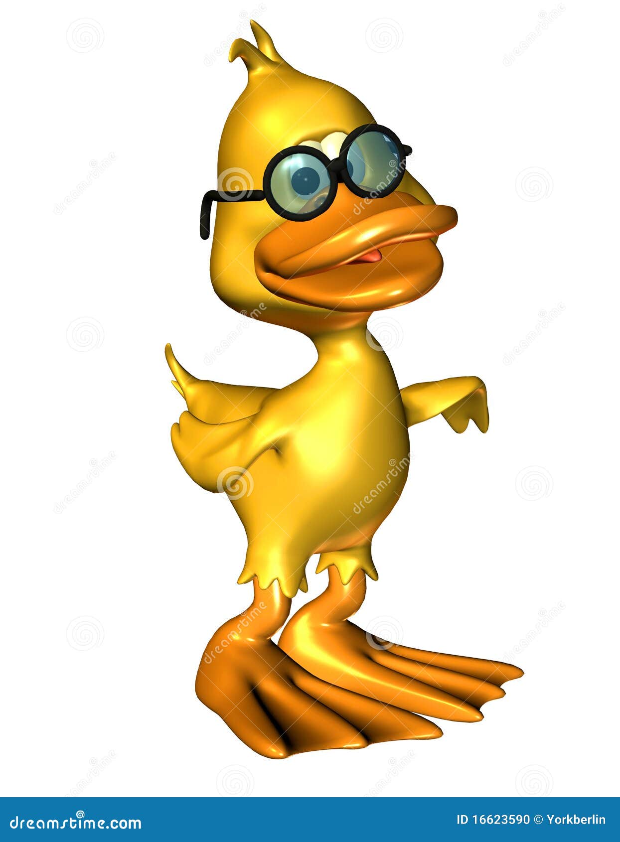 Lustige Ente stock abbildung. Illustration von watscheln - 16623590