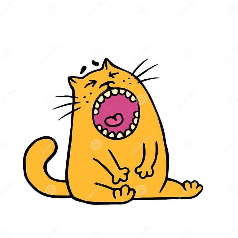 Lustige Fette Orange Katze Ist Umgekippt Und Schreie Miauen Auch Im ... Lustige Fette Orange Katze Ist Umgekippt Und Schreie Miauen Auch Im ...