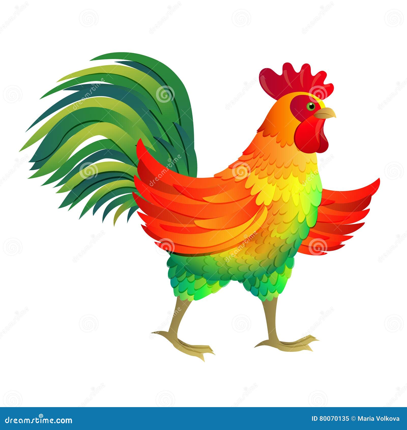 Lustige Hahnillustration vektor abbildung. Illustration von dezember ...