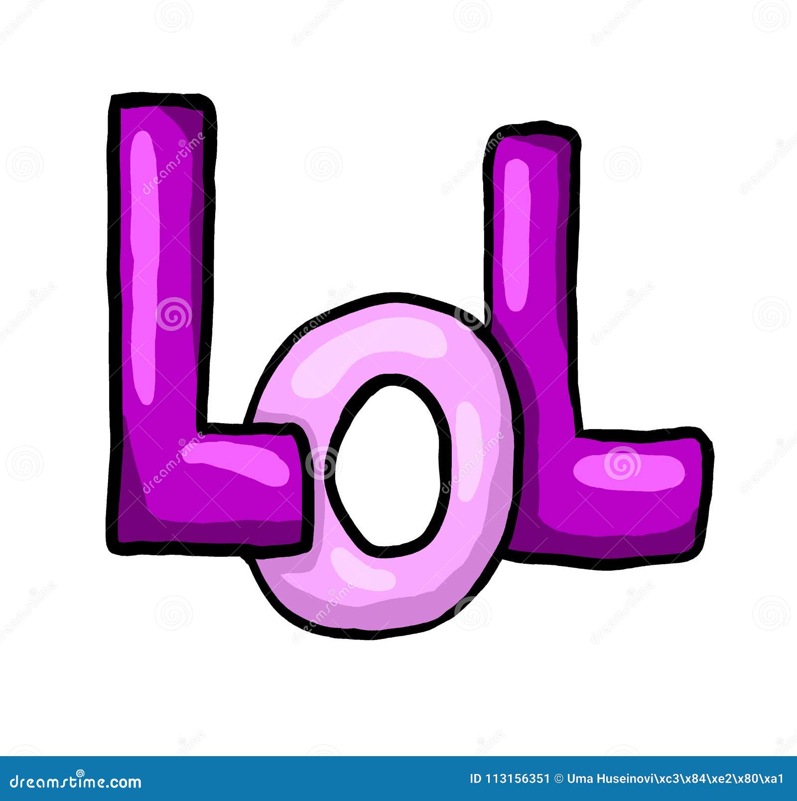 Lustige LOL Symbol stock abbildung. Illustration von schwätzchen ...