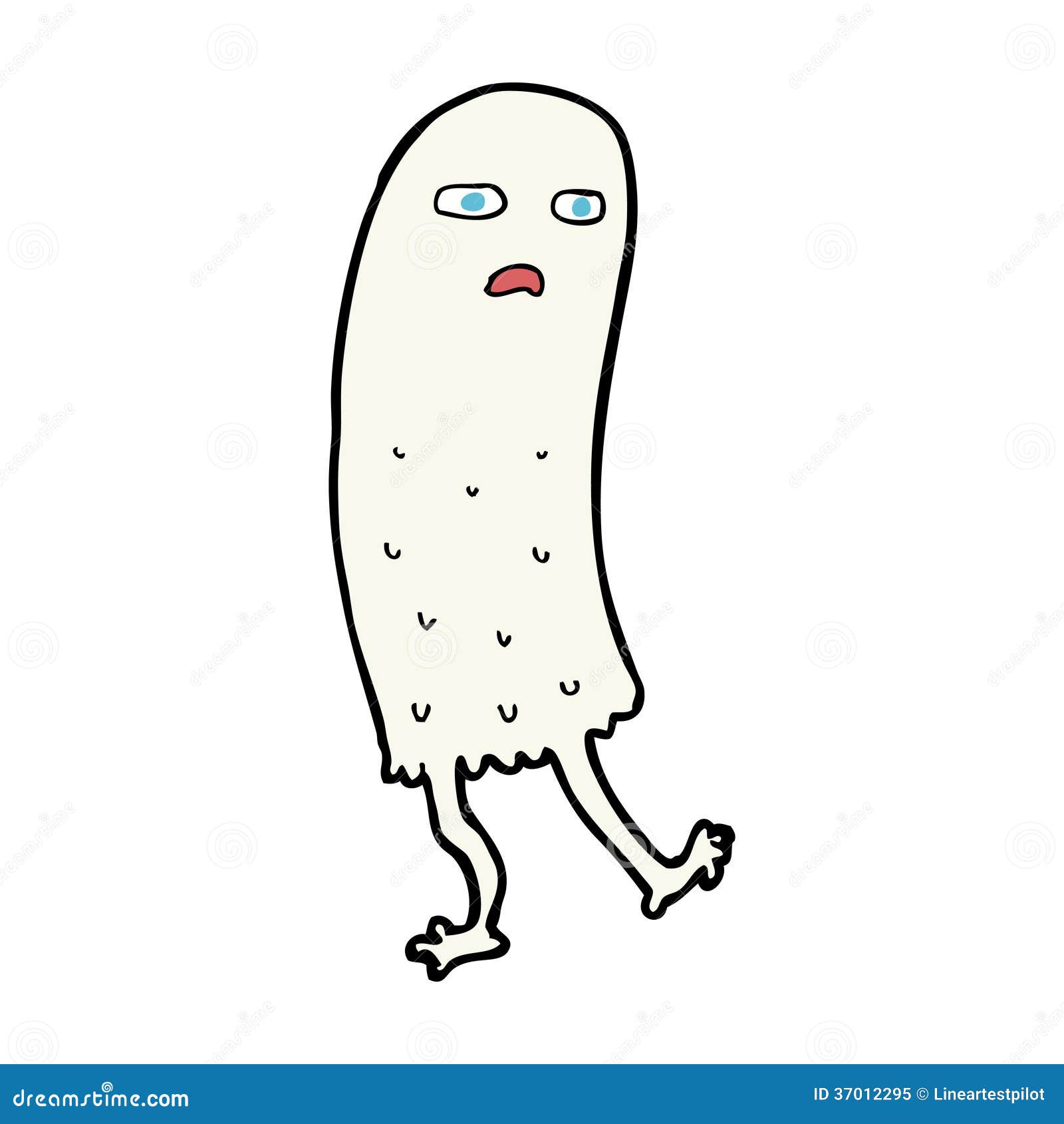 Lustiger Geist Der Karikatur Vektor Abbildung - Illustration von ...