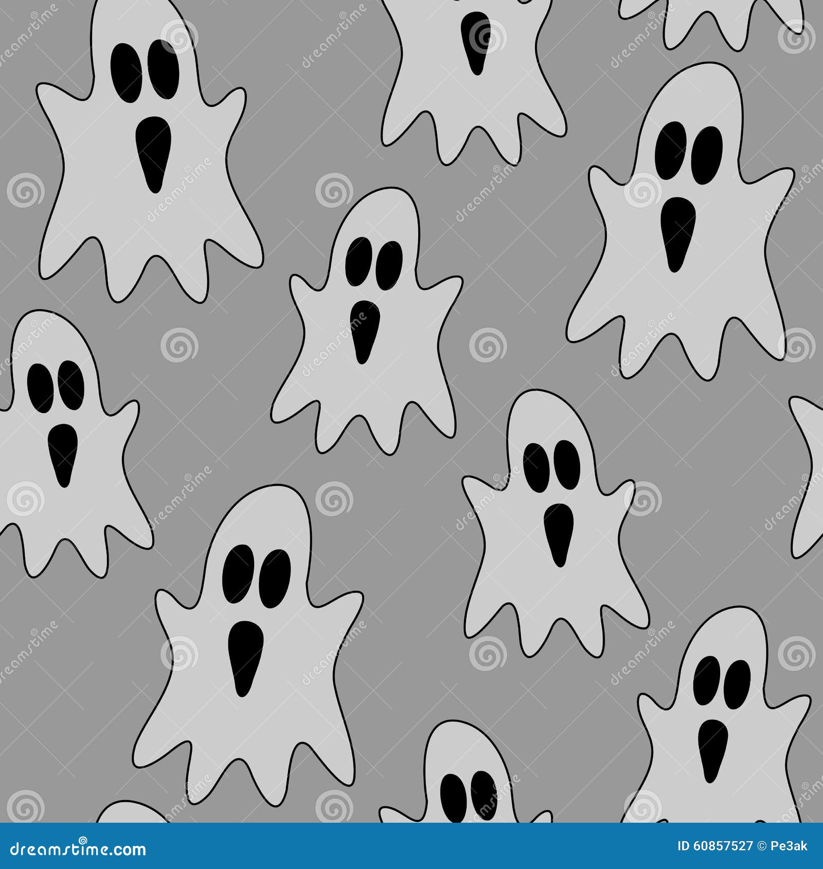 Lustiger Halloween-Geist stock abbildung. Illustration von abbildung ...