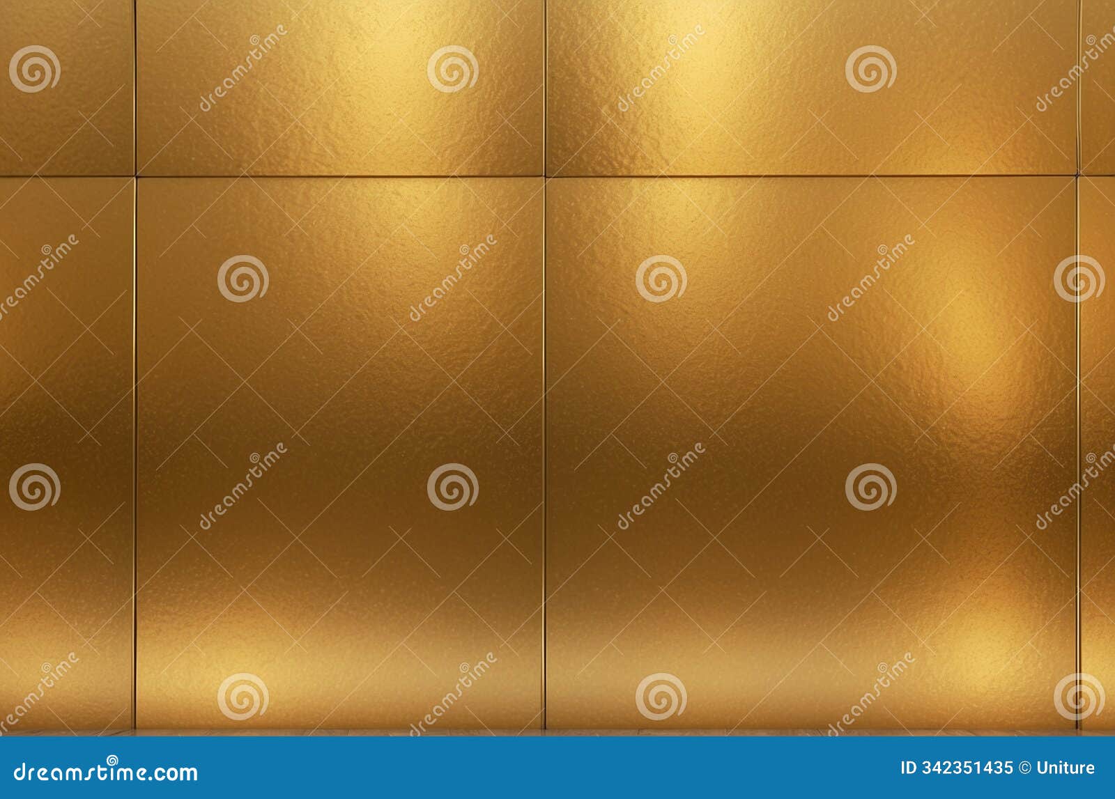 Lustrous Golden Metal Texture Creating a Panoramic Background Stock ...