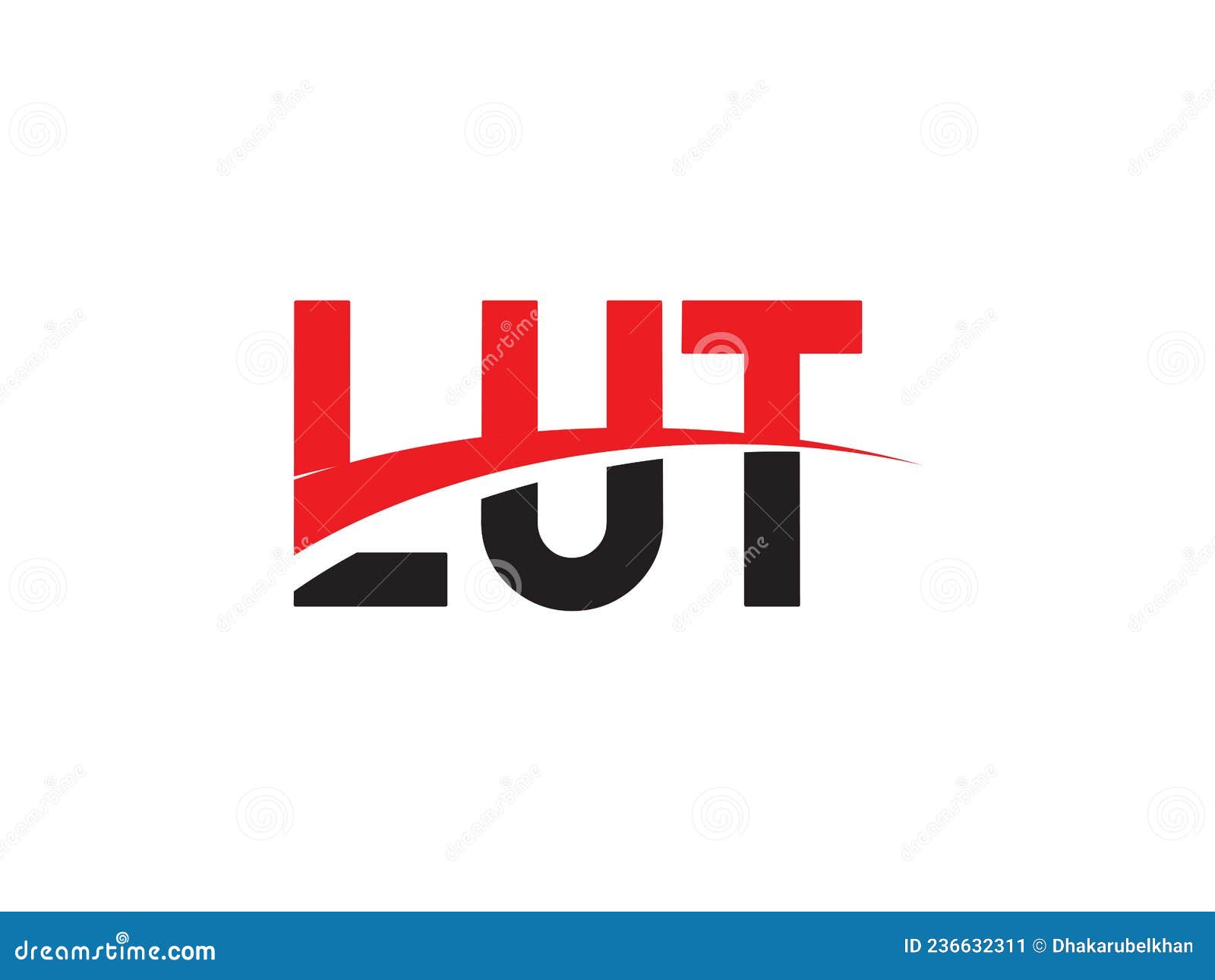 LUT Letter Initial Logo Design Stock Vector - Illustration of alphabet ...