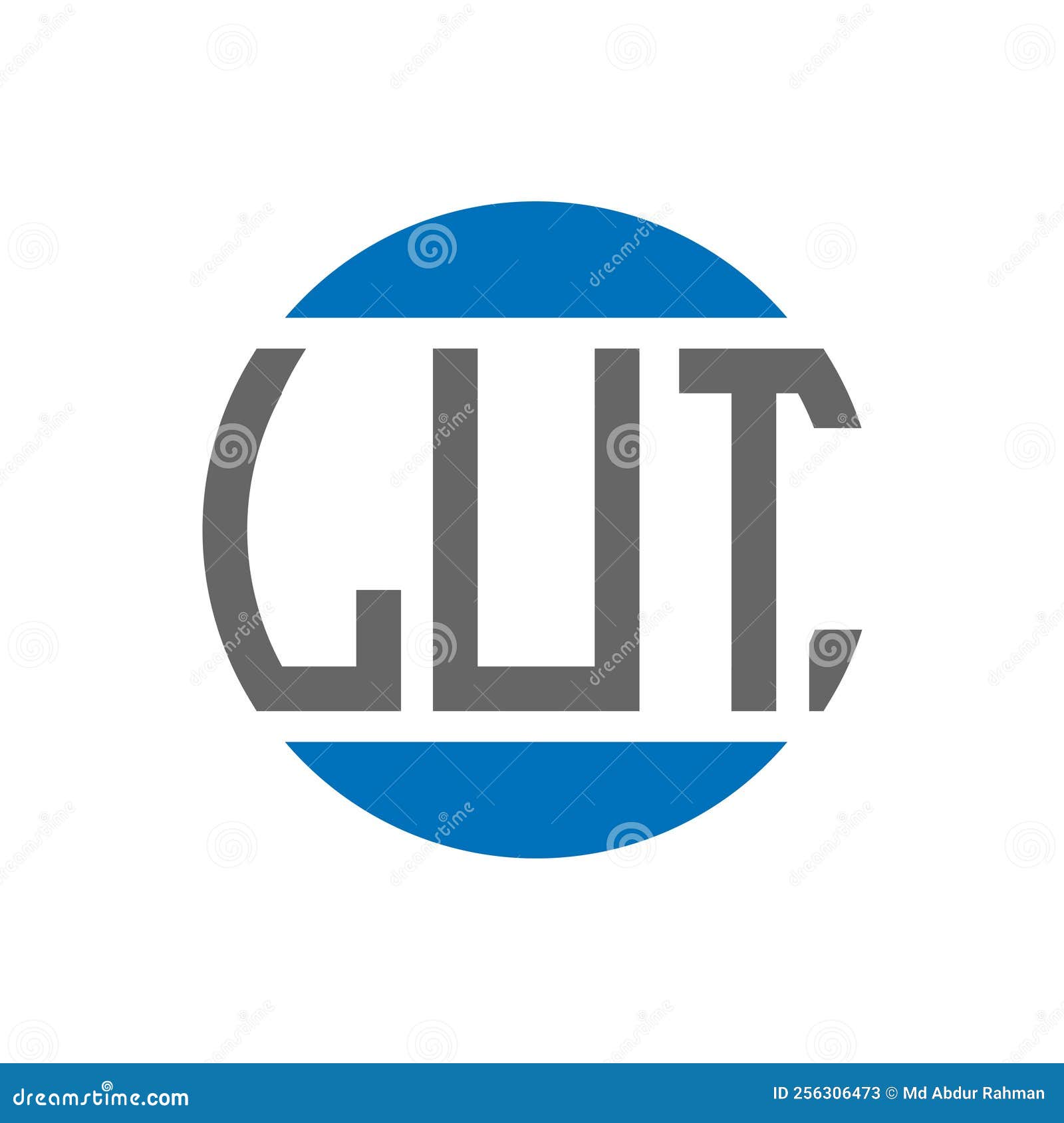 LUT Letter Logo Design on White Background. LUT Creative Initials ...