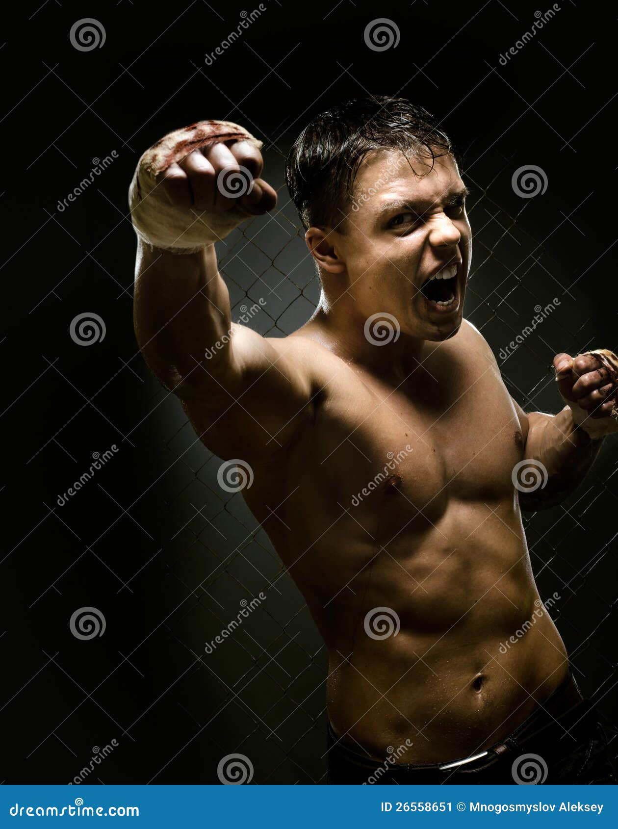 Lutador de rua imagem de stock. Imagem de boxe, raspadeira - 26558651