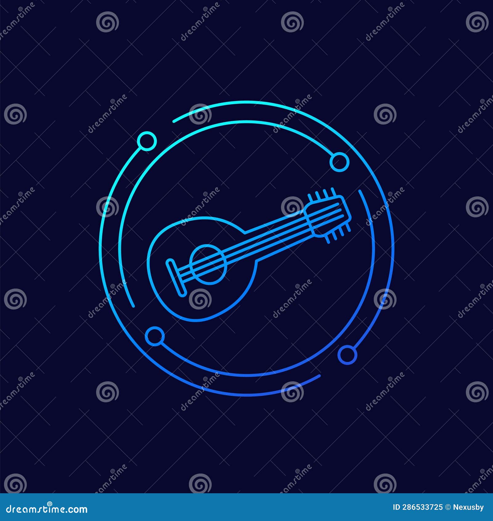 Lute Icon Vector Sign And Symbol Isolated On White Background, Lute ...