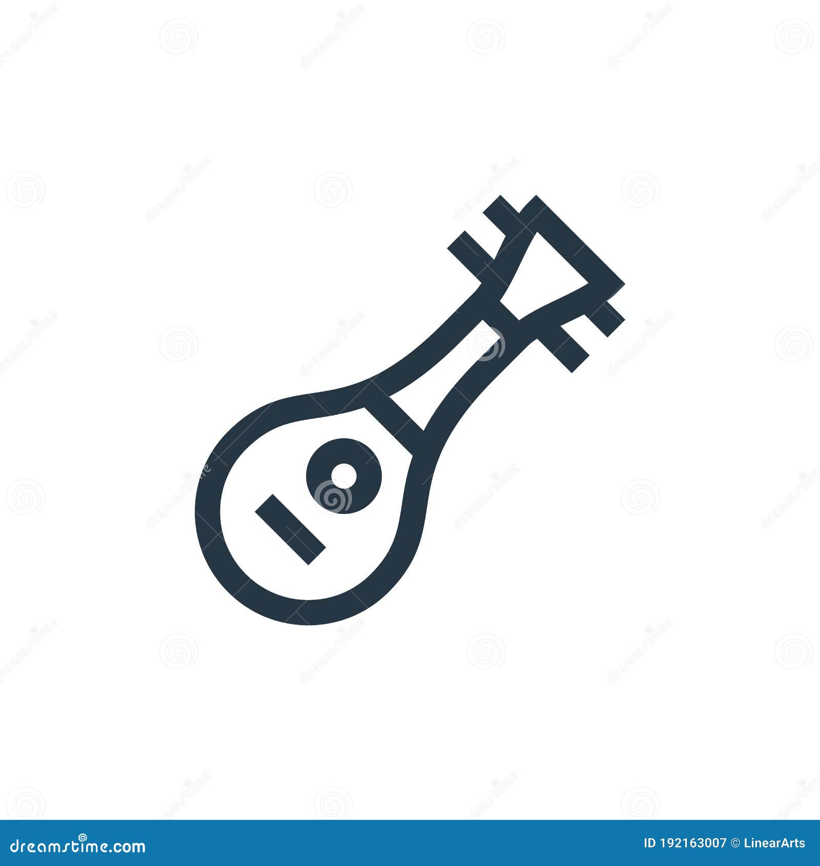 Lute Line Drawing Cartoon Style. String Instrument Lute Clipart Drawing ...