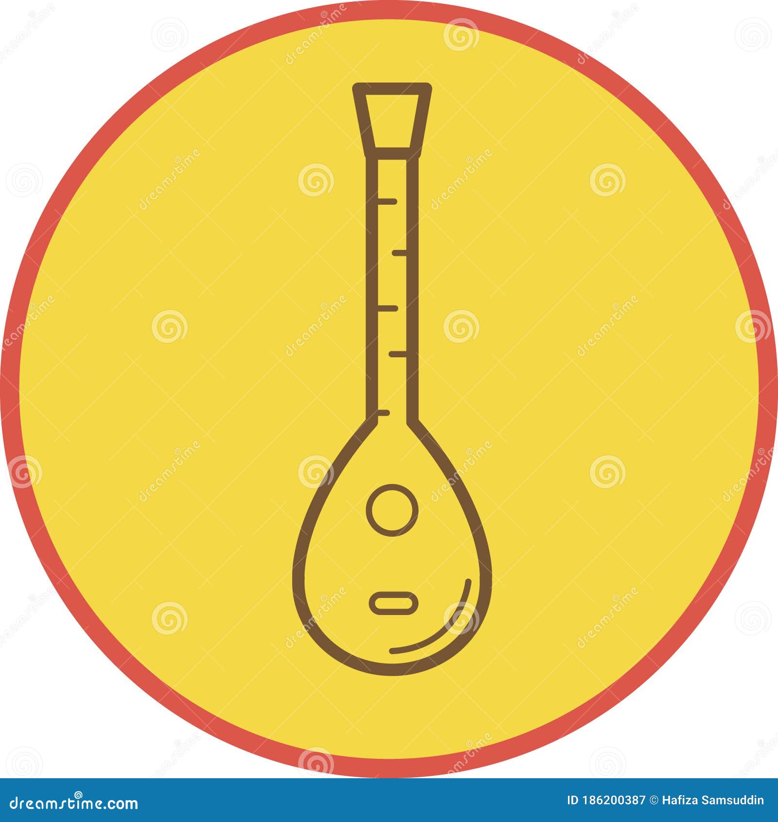 Lute. Vector Illustration Decorative Design Stock Vector - Illustration ...