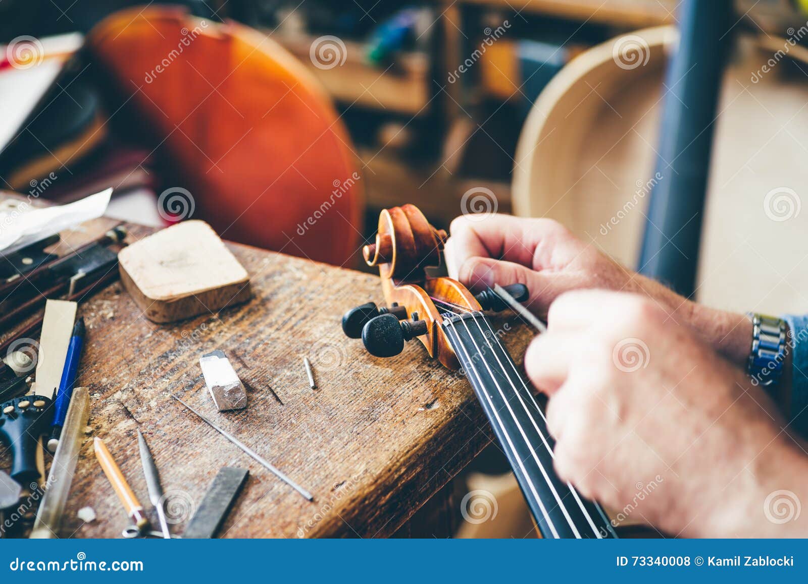 ZGOY) Violin Peg Shaver Violin Peg Tool Luthier Tools For 3/4-4/4 Size ...