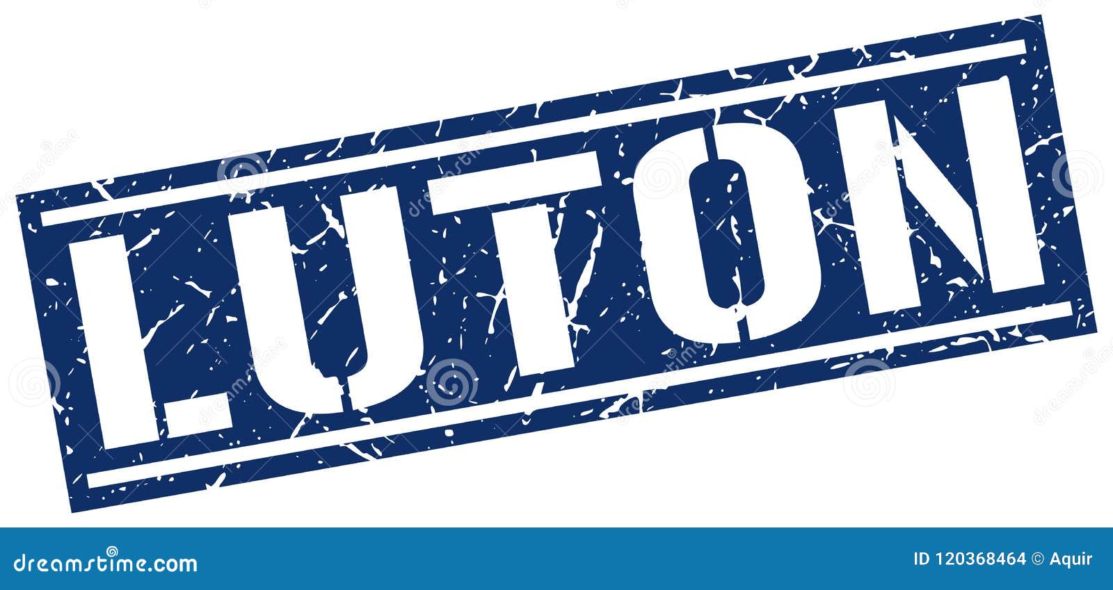 Luton stamp stock vector. Illustration of insignia, destination - 120368464