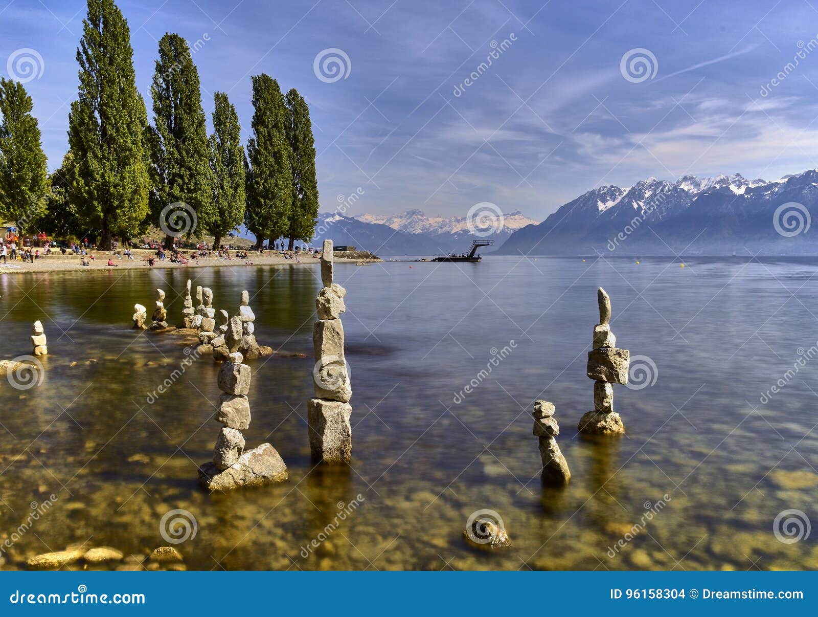 Lutry - Switzerland editorial stock image. Image of leman - 96158304