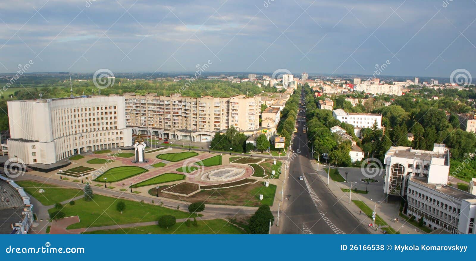 Lutsk, Ukraine - Aerial View Stock Photo - Image of tourism, ukraine ...